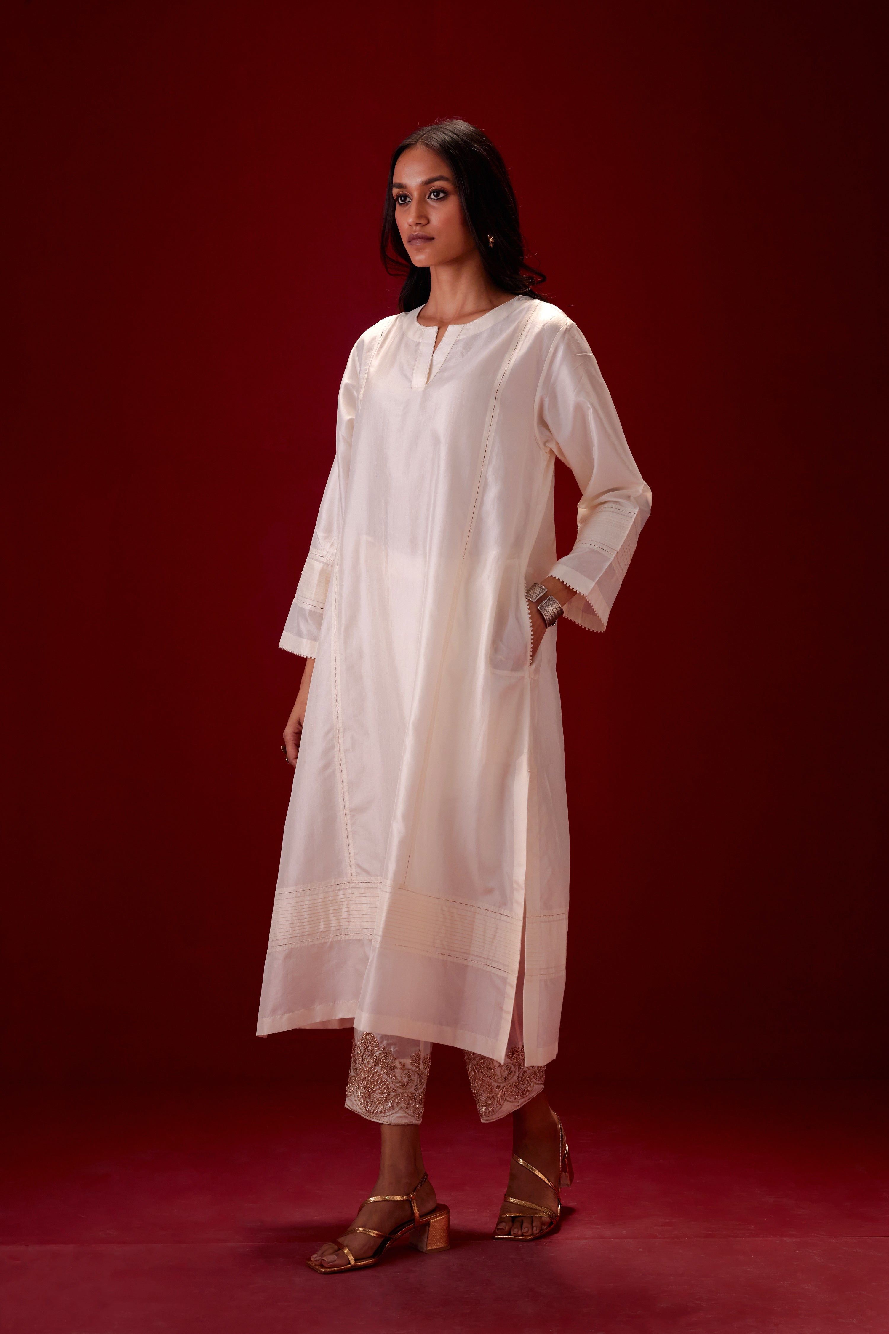 EMBROIDERED TUNIC TROUSER SET – BRIH