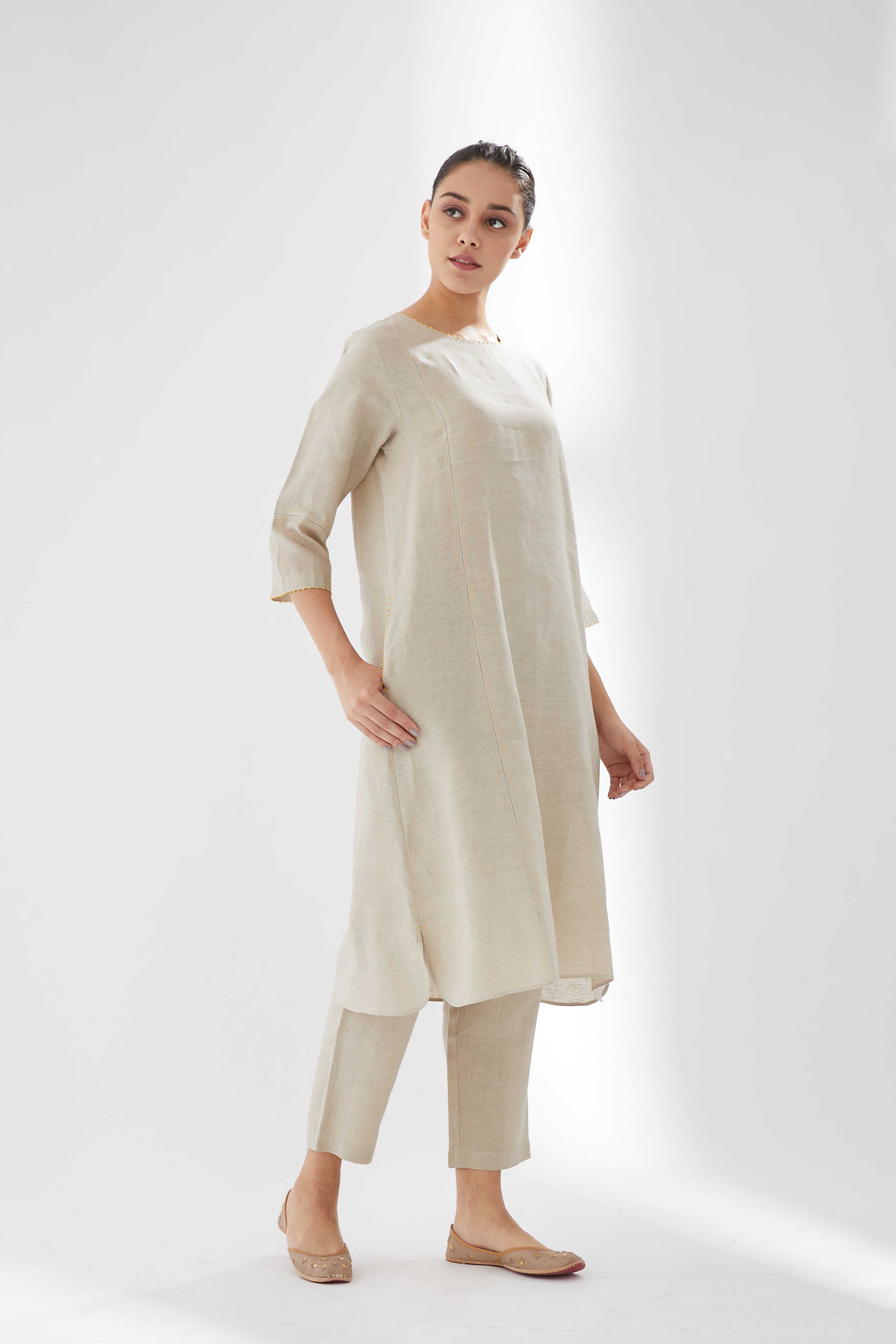 Side Panel Tunic With Pants – BRIH