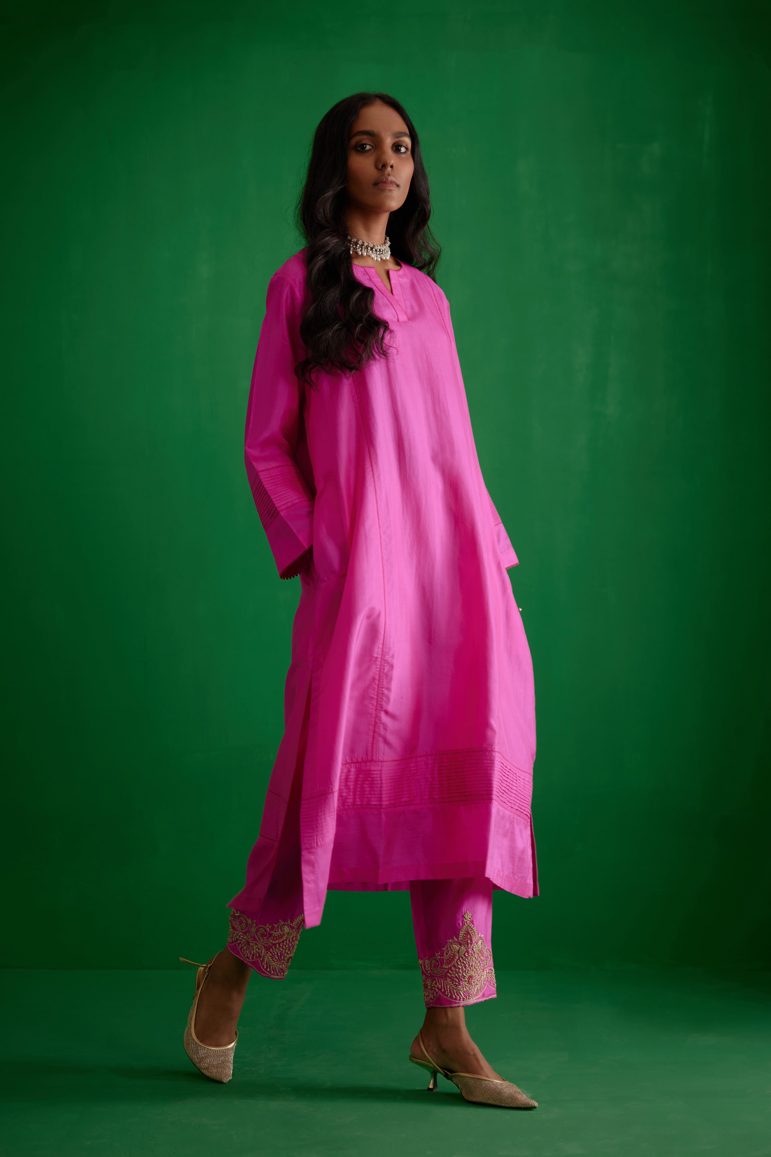 EMBROIDERED TUNIC TROUSER SET – BRIH