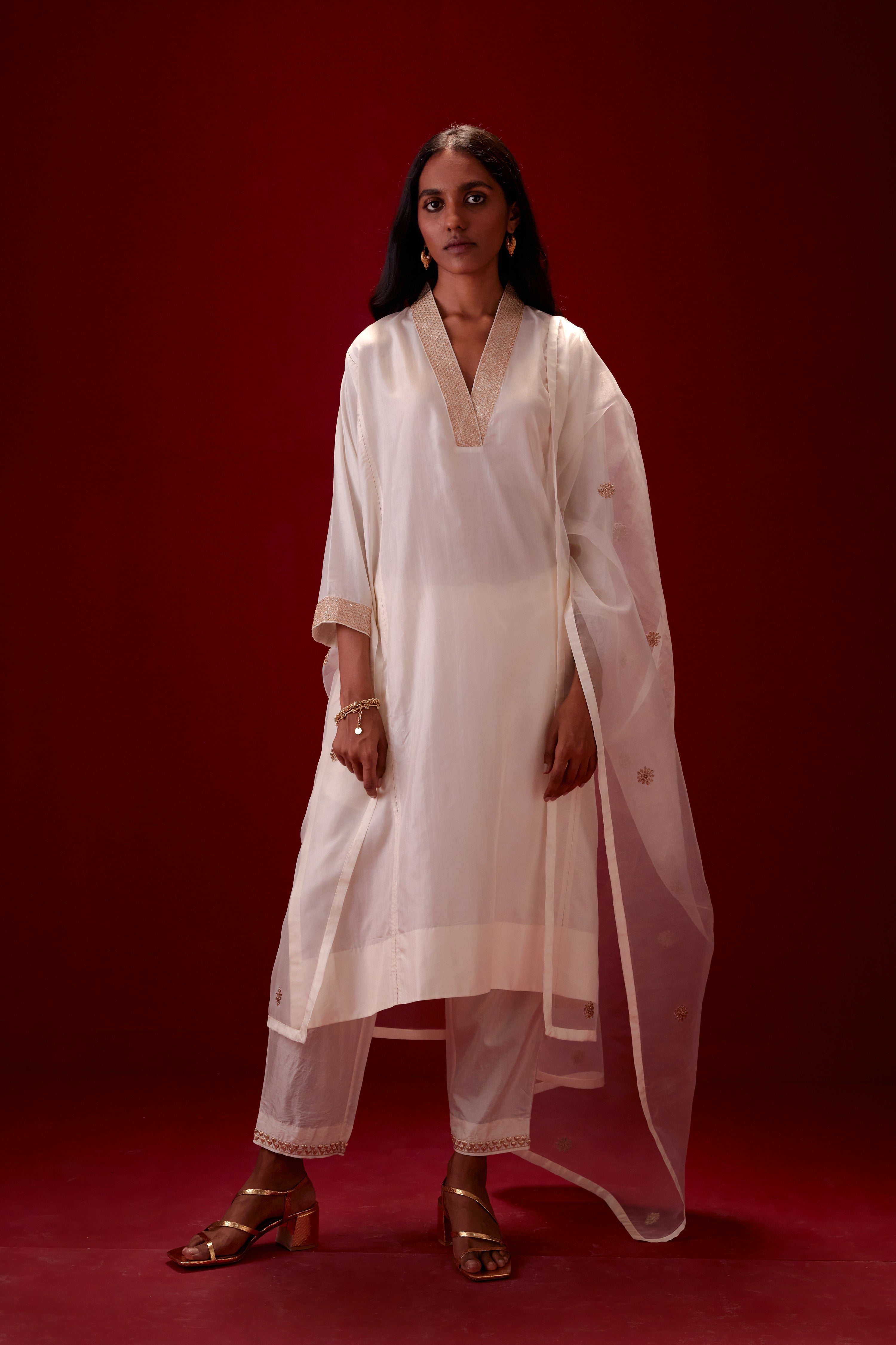 EMBROIDERED TUNIC TROUSER SET – BRIH