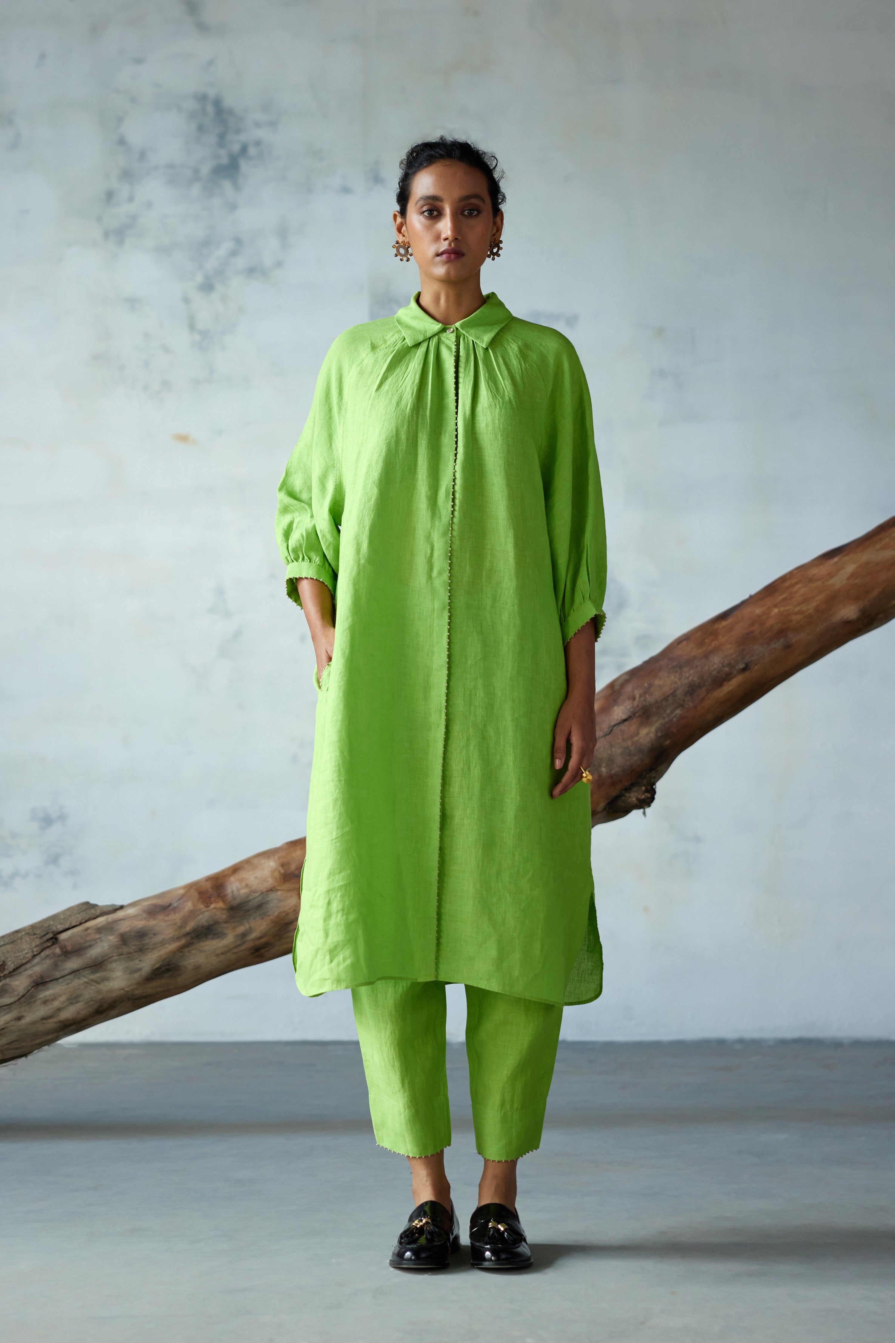 Button-up Tunic with Pants – BRIH