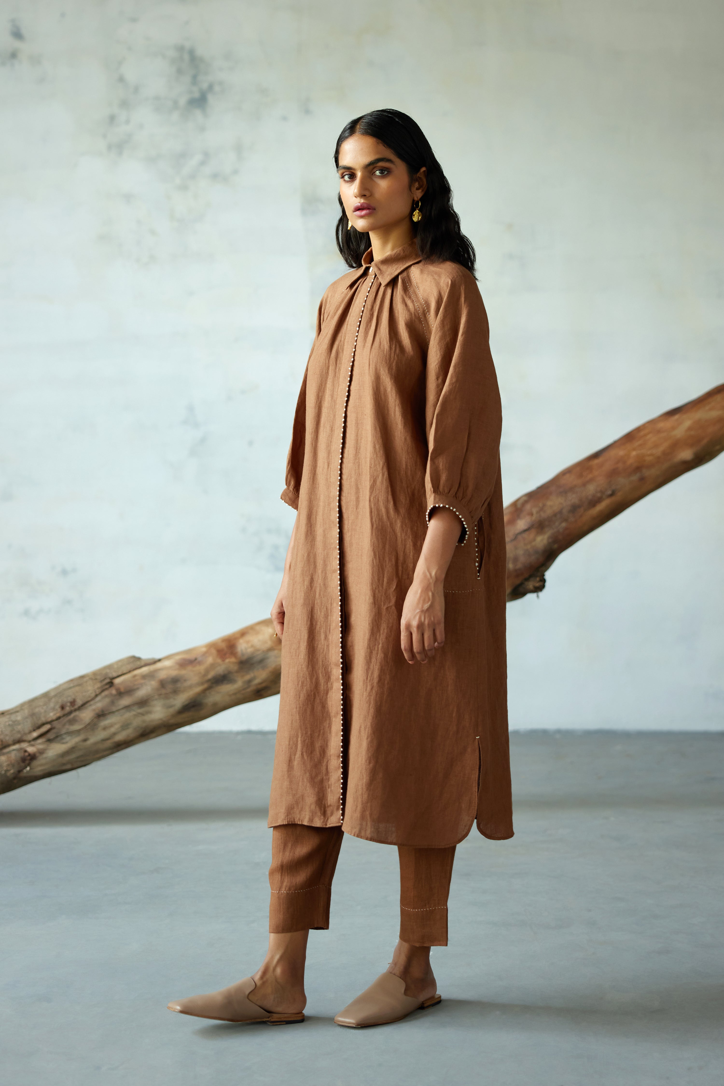 Button-up Tunic with Pants – BRIH